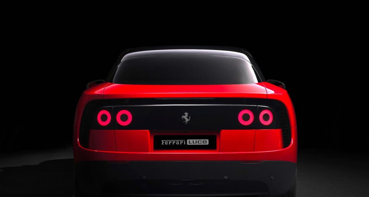 Ferrari Luce (2026). Une berline électrique de 1 050 ch au style ...