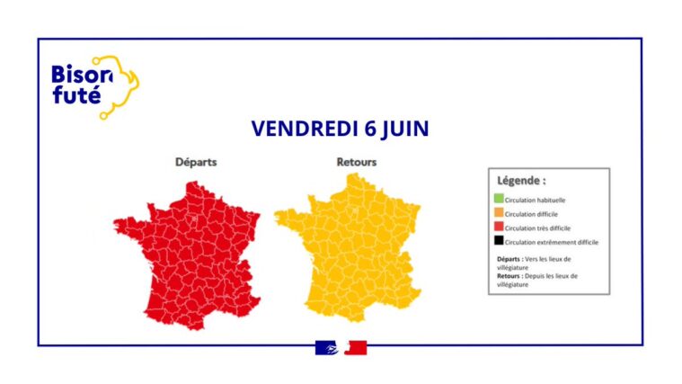 Du rouge sur toute la France dès ce vendredi 6 juin et un week-end de ...