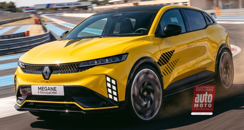 On n’a pas pu s’en empêcher, on a imaginé la Renault Mégane E-Tech ...